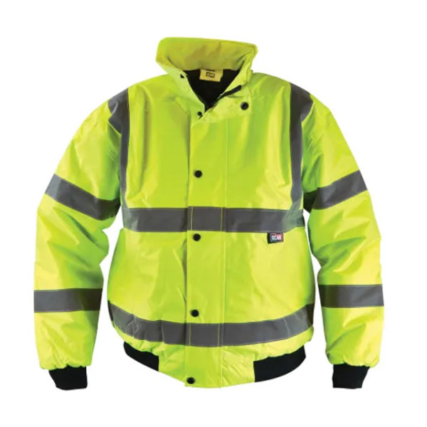 Hi-Vis Yellow Bomber Jacket - AOne Tools & Fixings (Brighouse) Ltd.